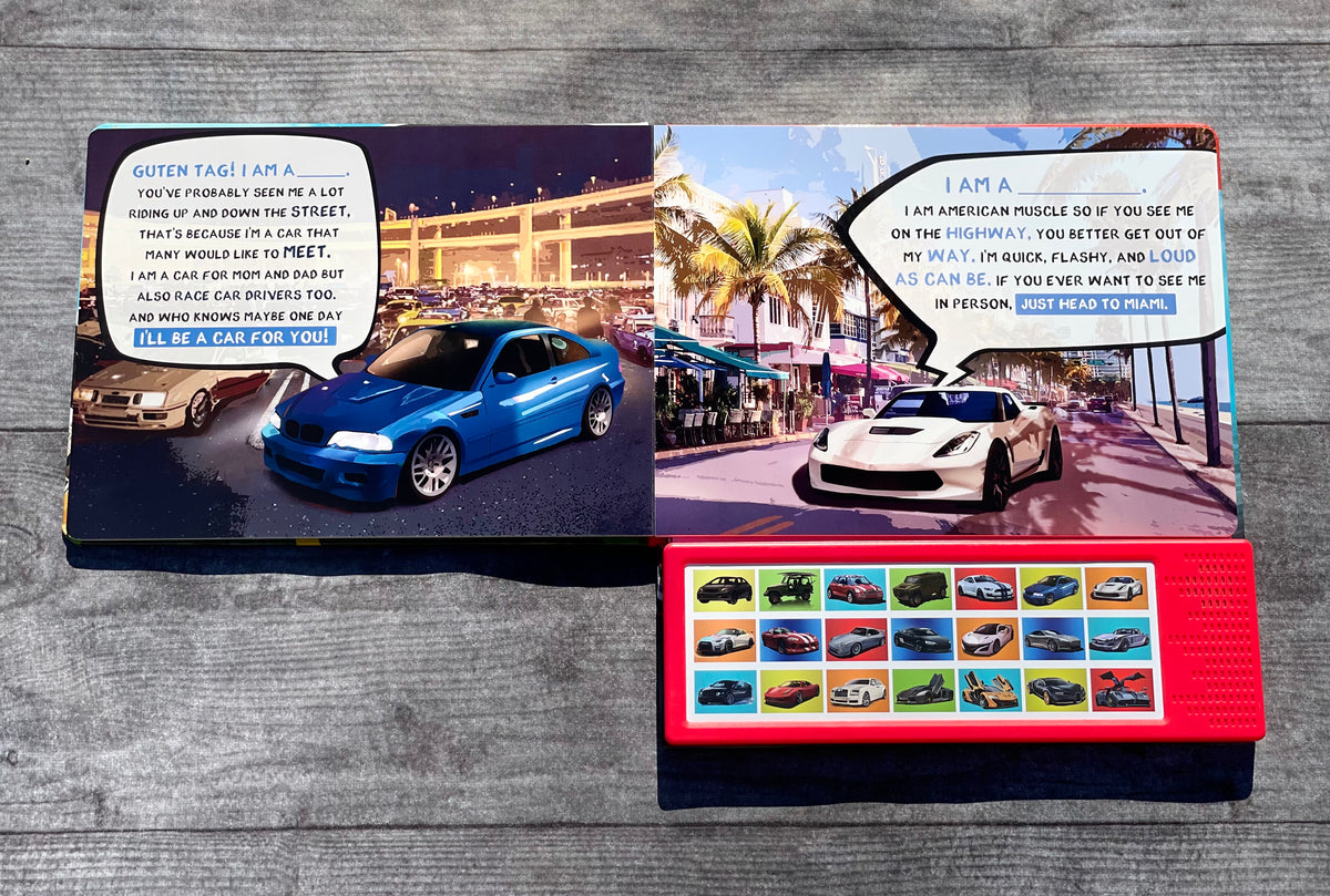 What Cars Say - Sound Book for Babies and Toddlers (Includes Physical